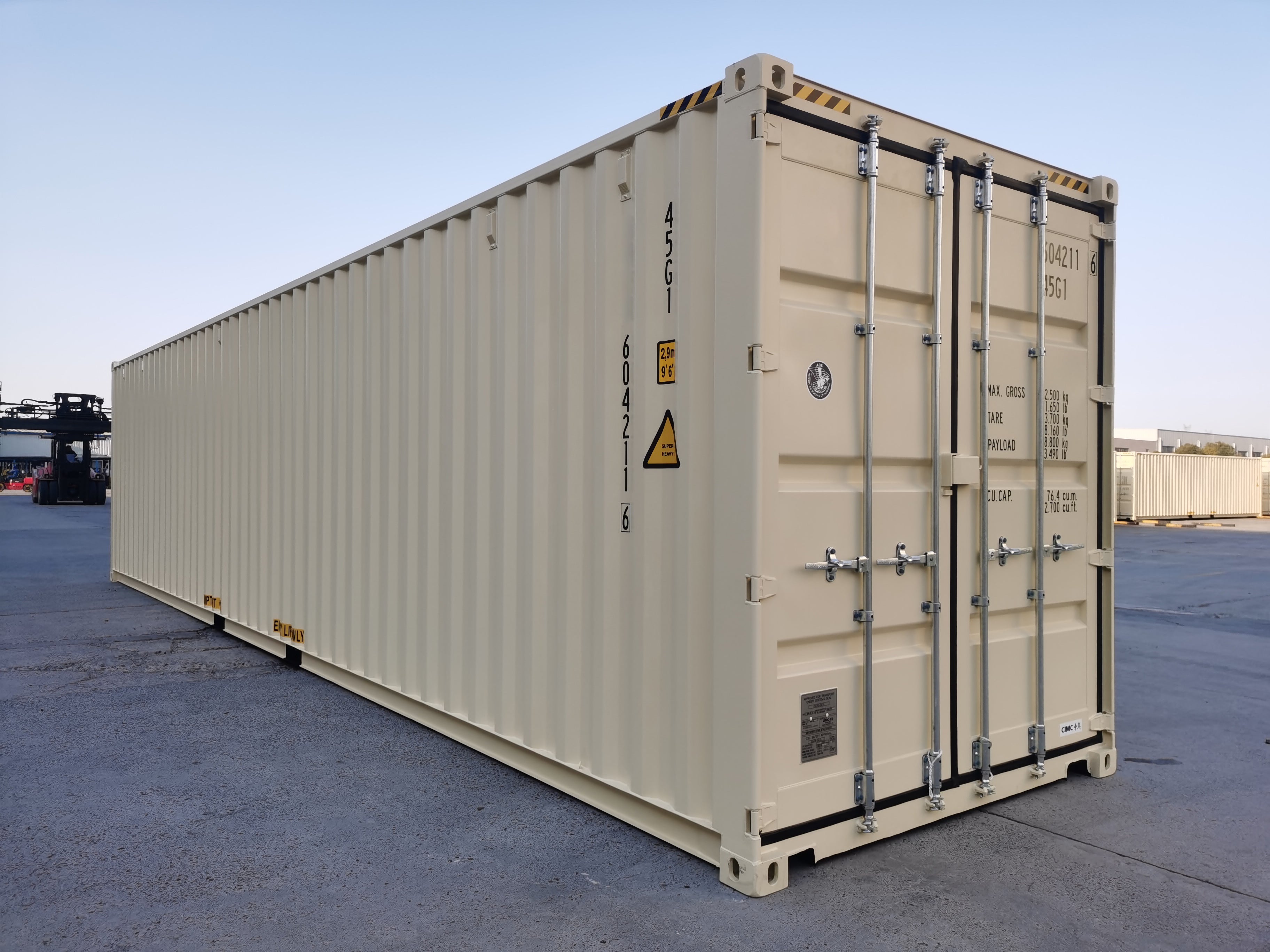 40ft High Cube One-Trip Shipping Containers in Chicago, IL